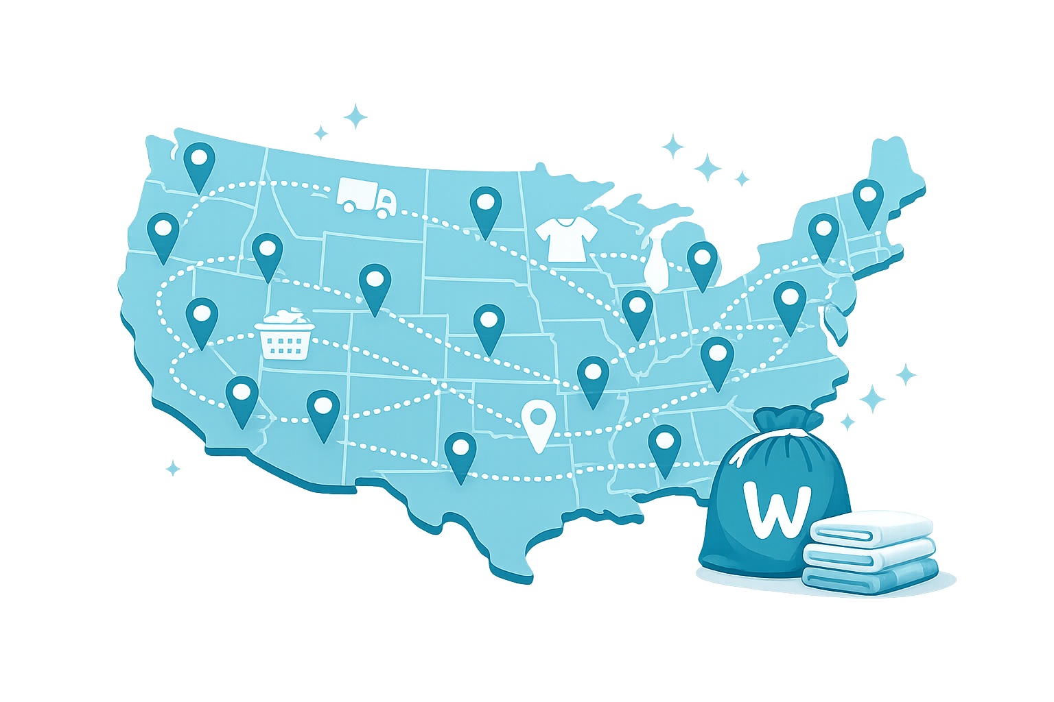 Laundry Pickup & Delivery Locations | Free Pickup & Delivery